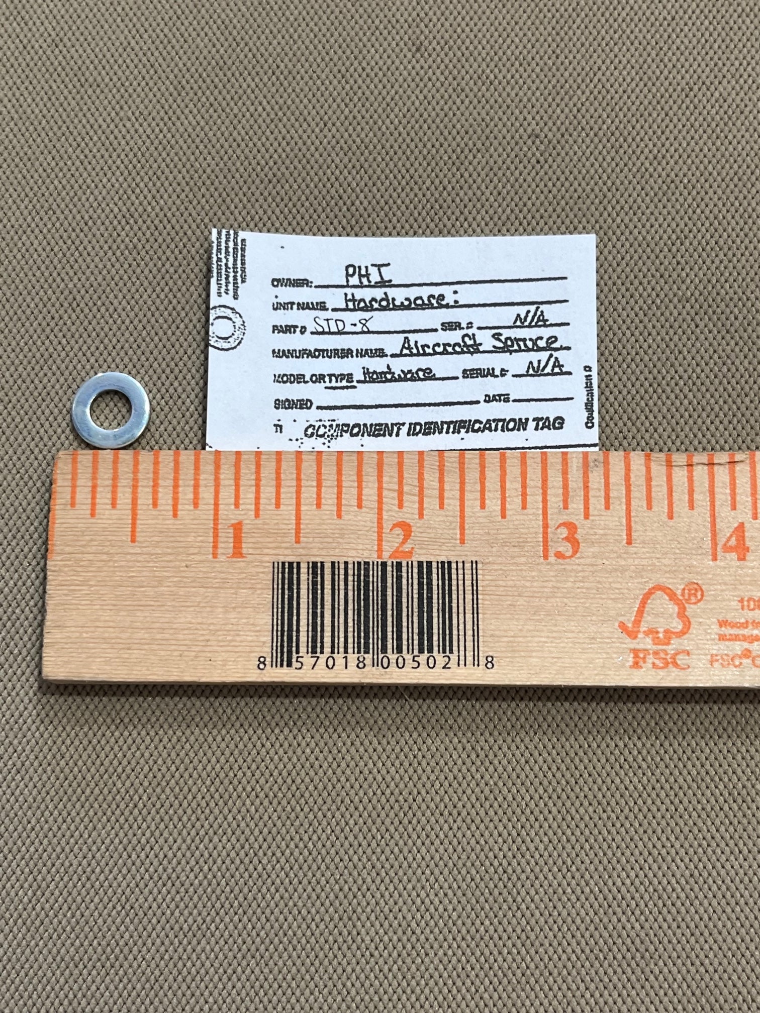 STD-8 WASHER – Prestige Robinson Helicopter Parts