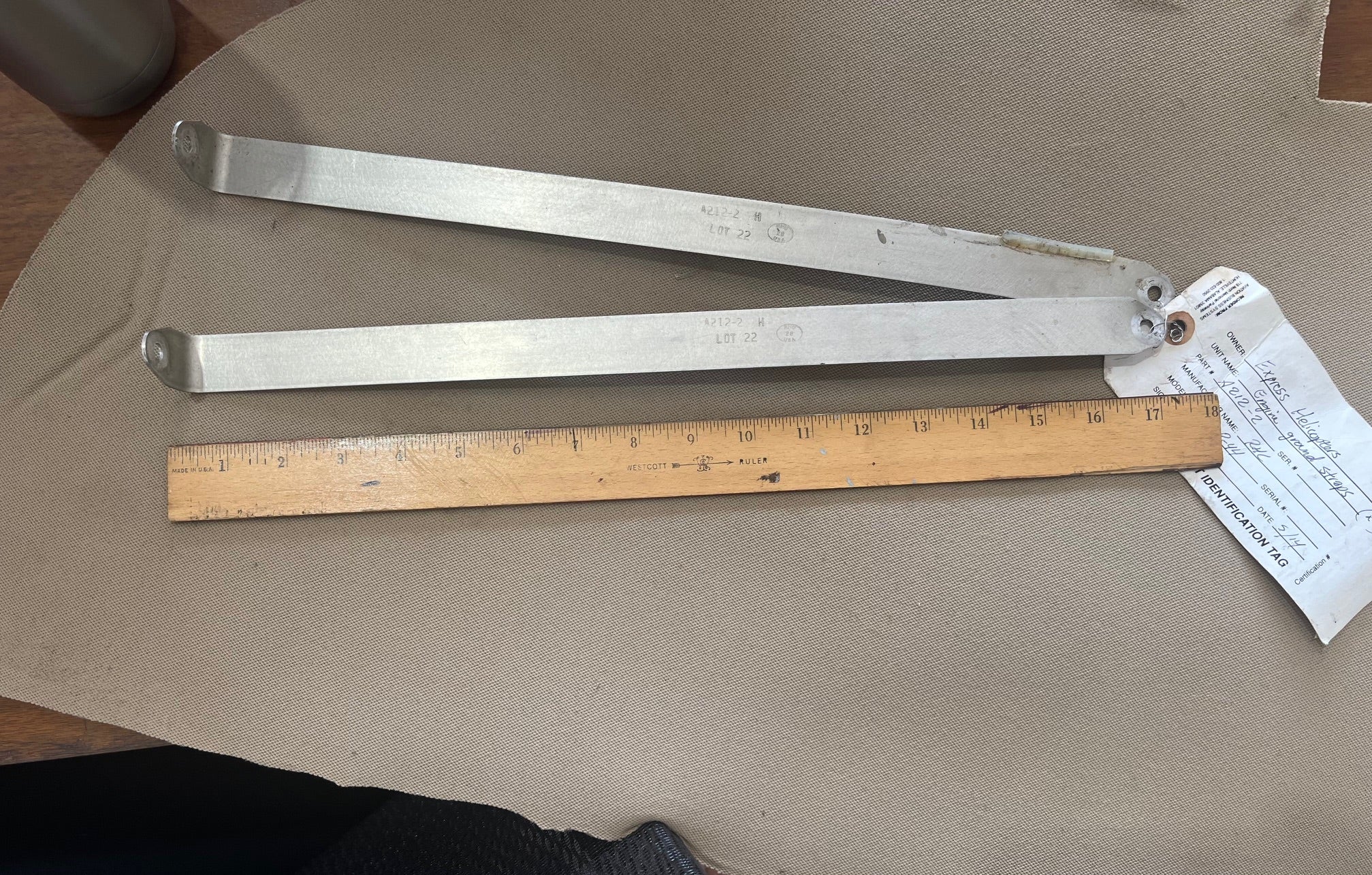 A212-2 ENG. GROUND STRAP – Prestige Robinson Helicopter Parts