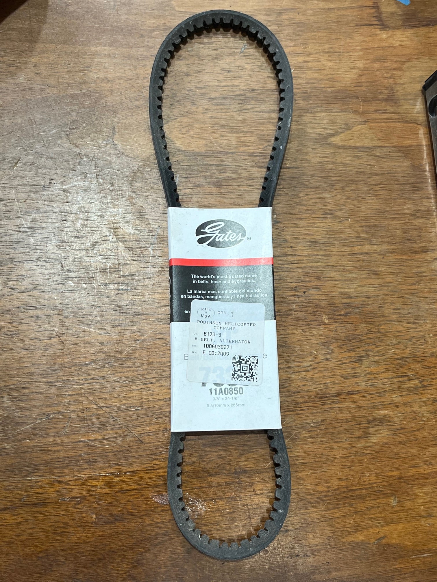 B173-3 V-BELT – Prestige Robinson Helicopter Parts