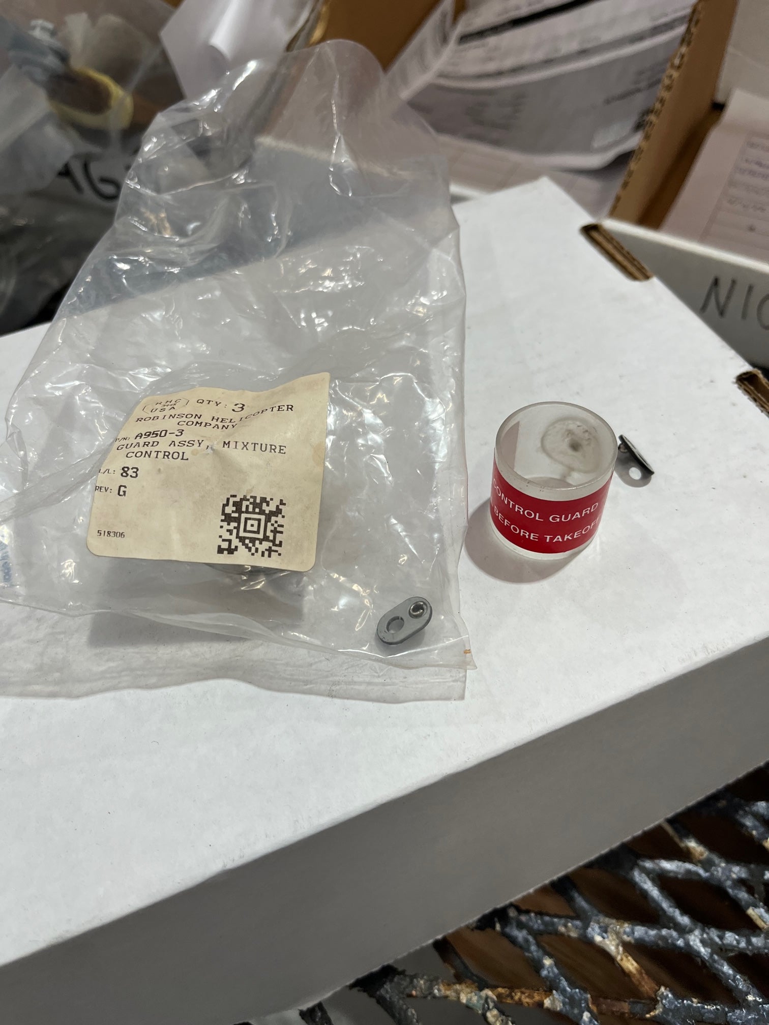 A950-3 FUEL MIX GUARD ASSY – Prestige Robinson Helicopter Parts