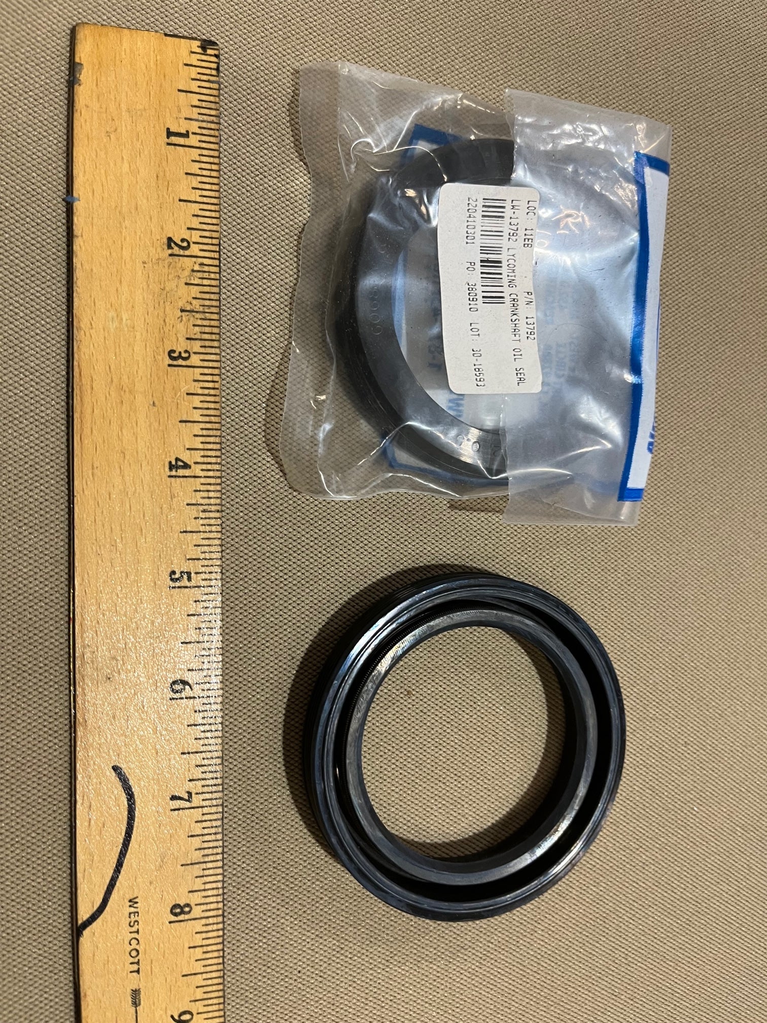 LW-13792 CRANKSHAFT OIL SEAL – Prestige Robinson Helicopter Parts