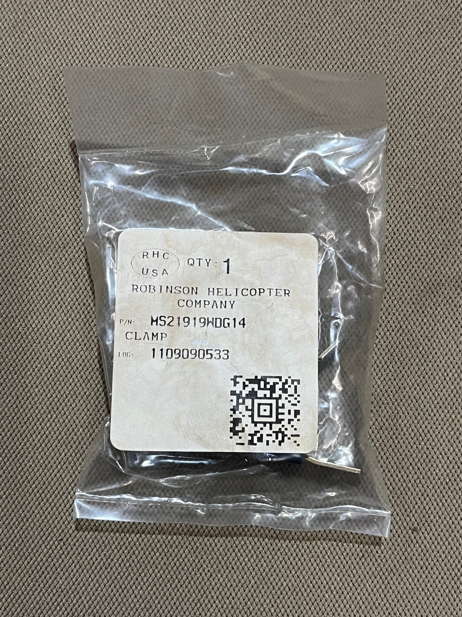 MS21919-DG14 CLAMP – Prestige Robinson Helicopter Parts